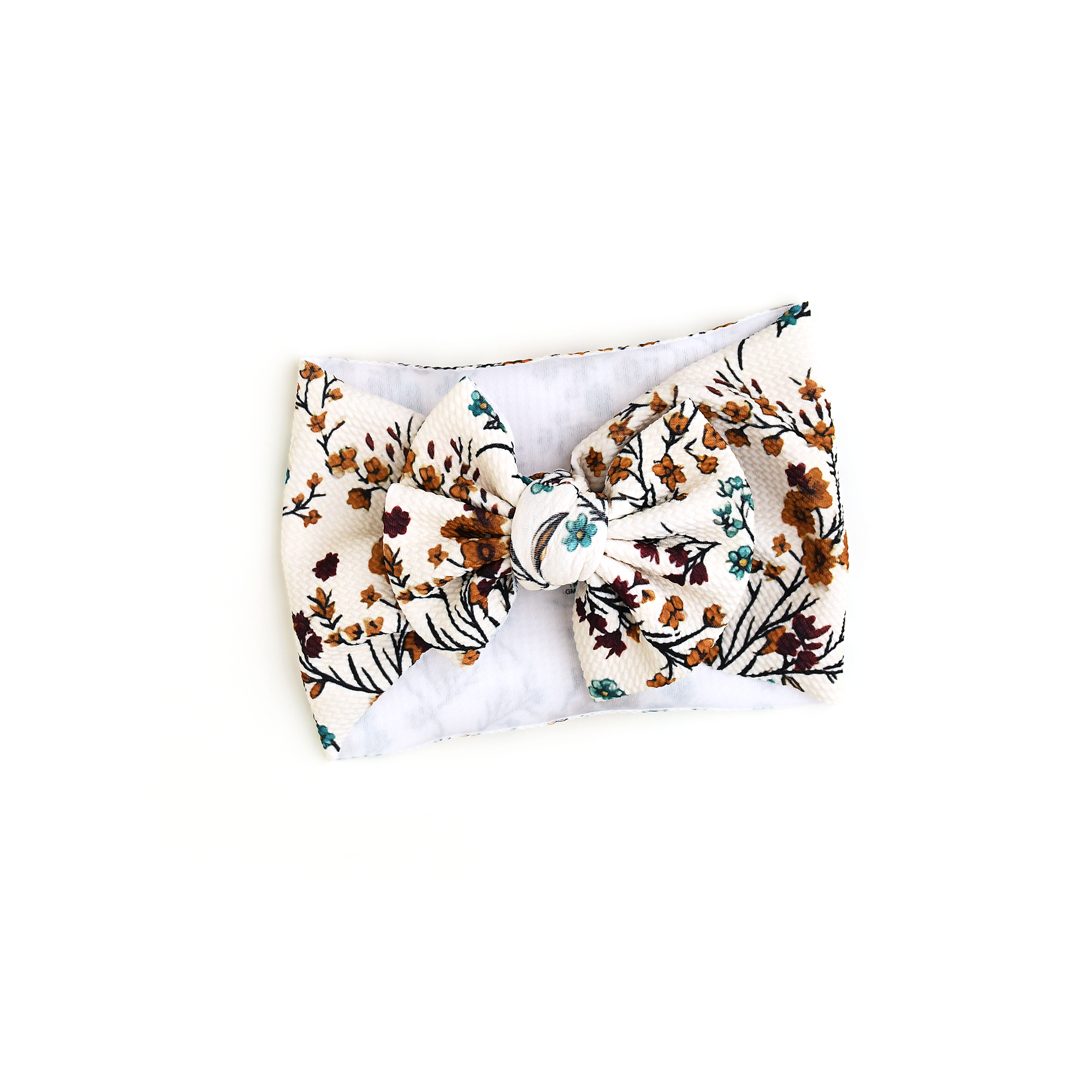 Maren Floral Baby Headwrap – Soft Stretch Bow Headband – Coco Baby Organics